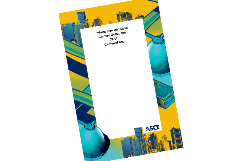 Flier template - Highway theme | ASCE Membership Kit